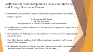 incidence prevalence rate presentation.. | PPTX