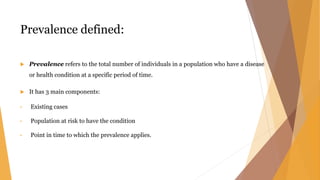 incidence prevalence rate presentation.. | PPTX | Infectious Diseases ...
