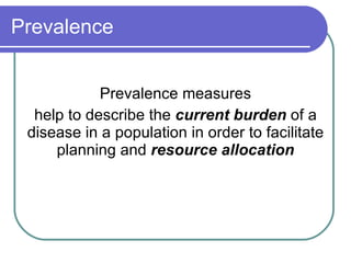 Incidence And Prevalence | PPT