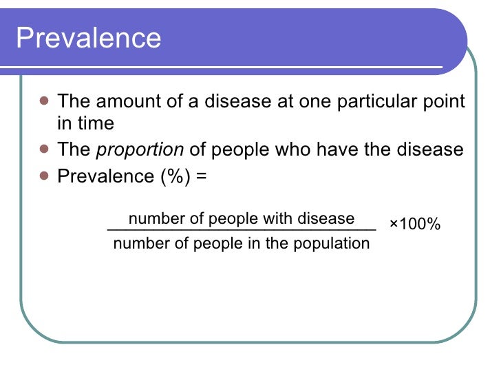 Incidence And Prevalence Incidence And Prevalence