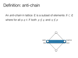 Mathematics of Incidence (part 4): Lattice dependencies | PPT