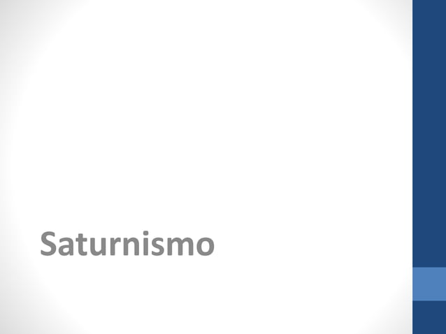 Saturnismo, Labio Leporino, Tregnatia y Micrognatia, Glándula Tiroides ...