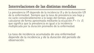 Incidencia y prevalencia | PPTX