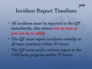Incident & Accident Reporting | PPT