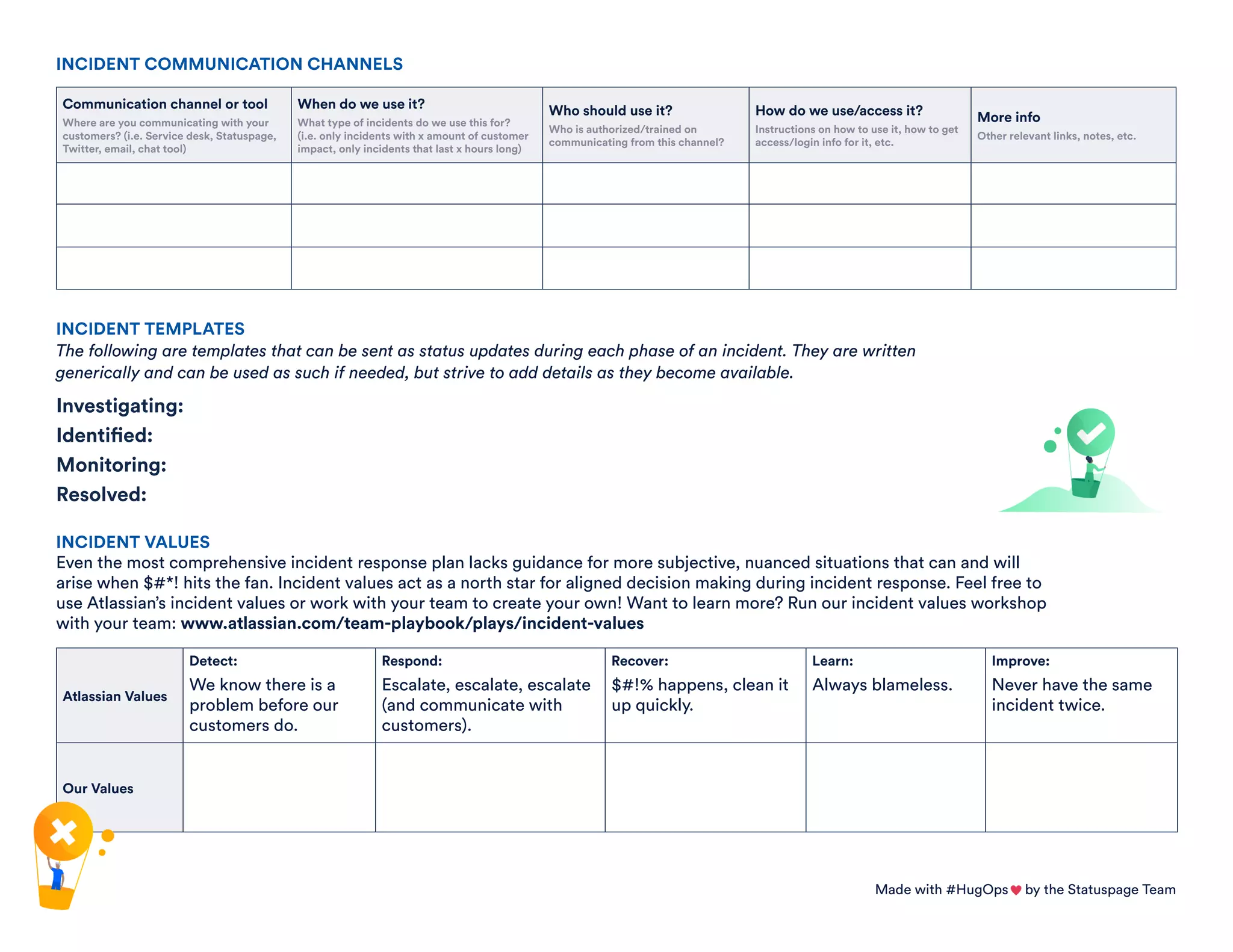 Get your "Sheet" together! -- Incident Comms Plan Worksheet | PDF