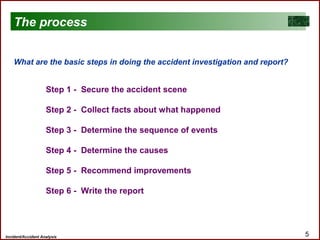 Incident accident analysis | PPT