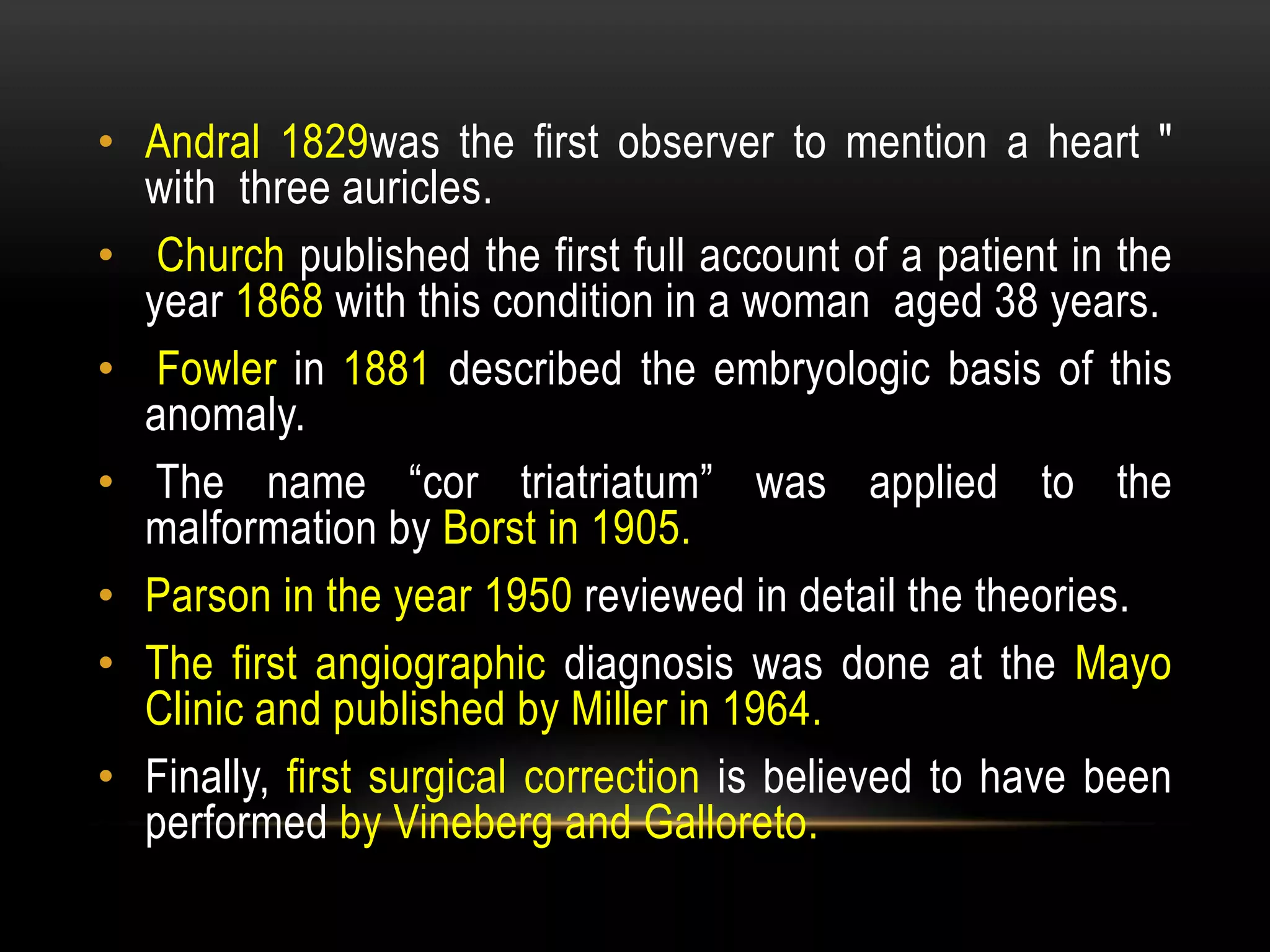 Incidental cor triatriatum sinister with congenital mr in | PPTX