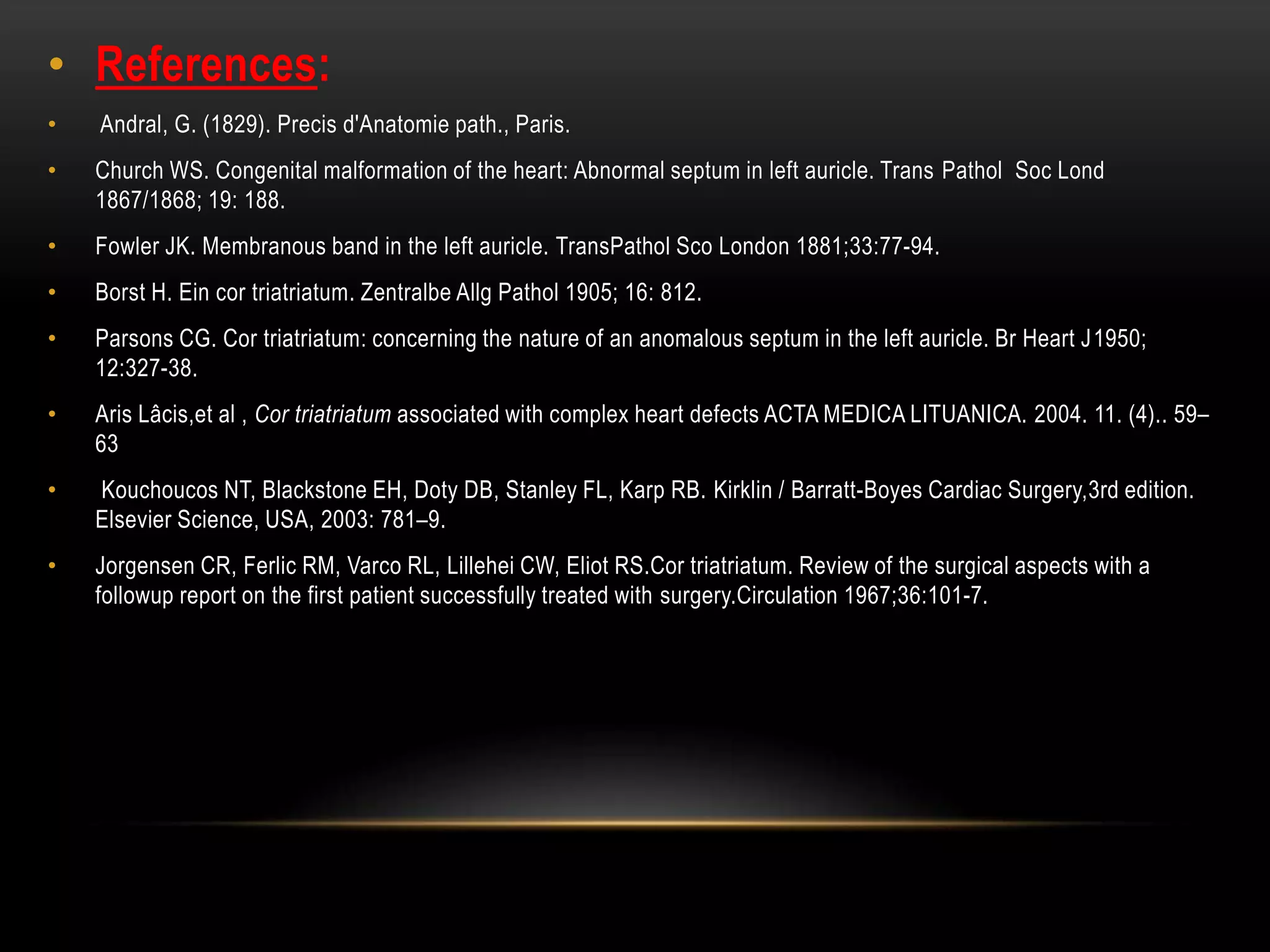Incidental cor triatriatum sinister with congenital mr in | PPTX