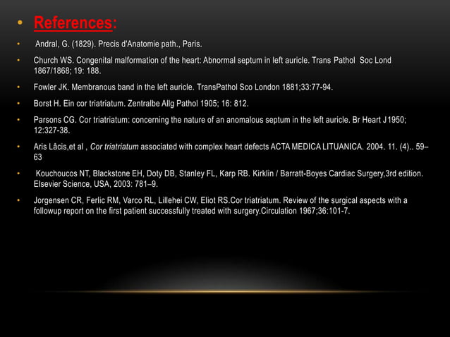 Incidental cor triatriatum sinister with congenital mr in | PPTX