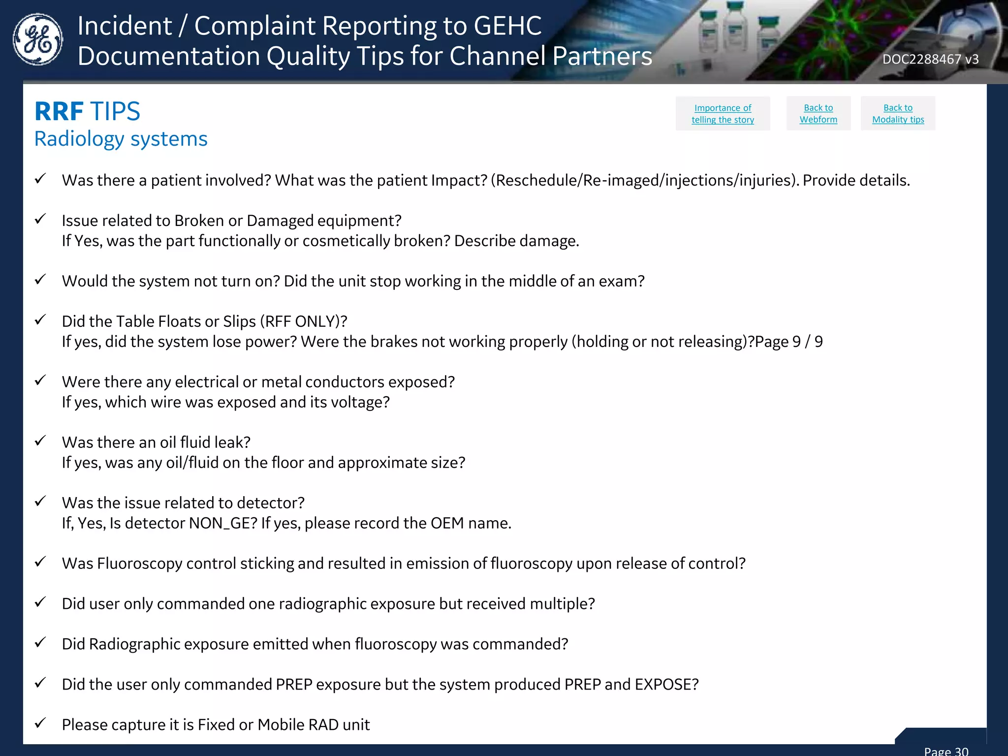 Incident and Complaint Reporting Documentation Quality - Tips for ...