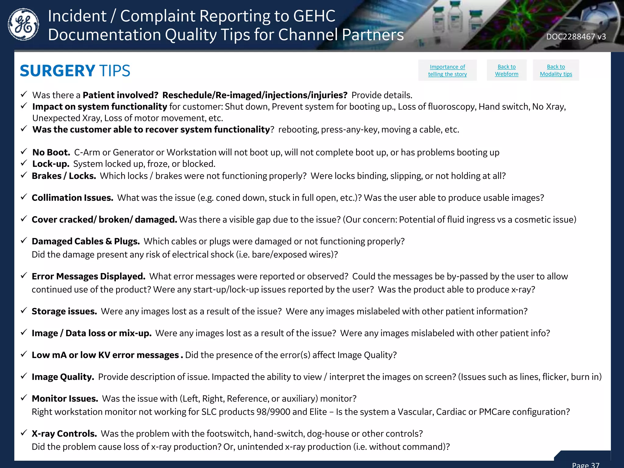 Incident and Complaint Reporting Documentation Quality - Tips for ...