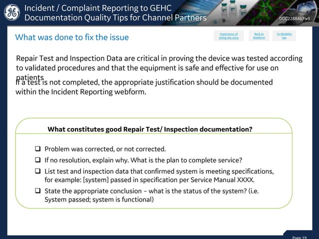 Incident and Complaint Reporting Documentation Quality - Tips for ...