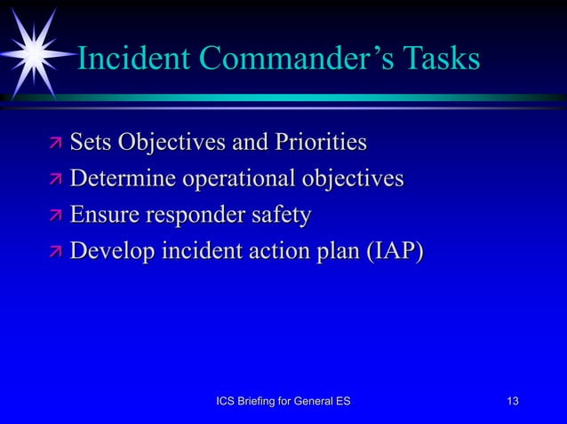 incident command system BASIC COURSE.PPT | Business | Business and Finance