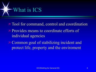 incident command system BASIC COURSE.PPT | Business | Business and Finance