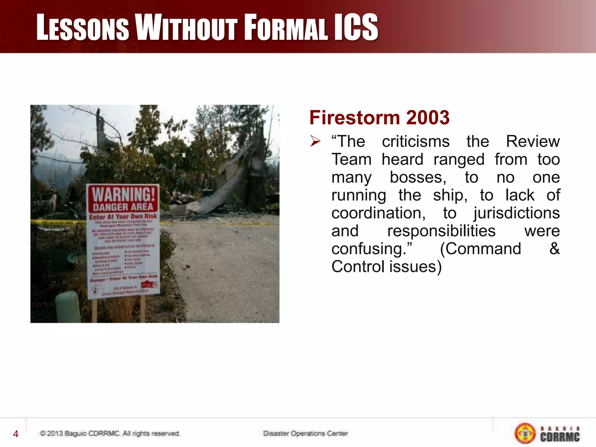 Incident Command System | PPTX