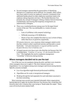 Incident decision tree following james reason | PDF | Healthcare ...