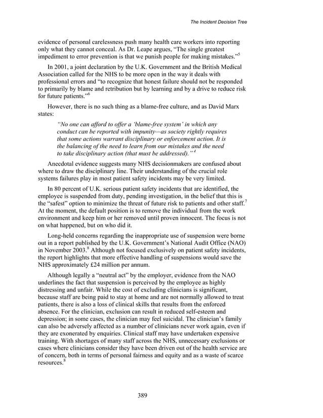 Incident decision tree following james reason | PDF | Healthcare ...