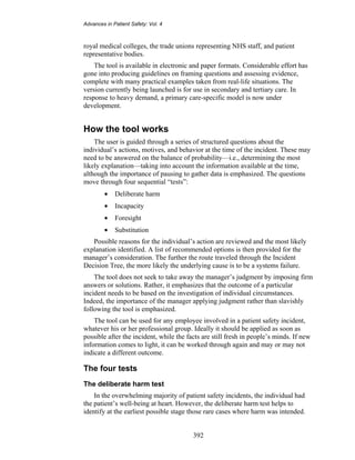 Incident decision tree following james reason | PDF | Healthcare ...