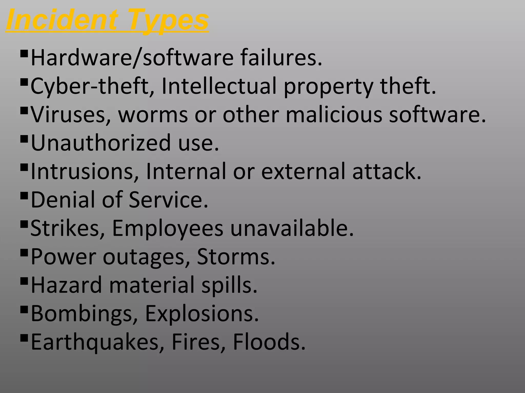 Incident handling.final | PPT
