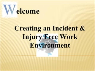 Incident & injury free electric power presentation 3 19-11 | PPT