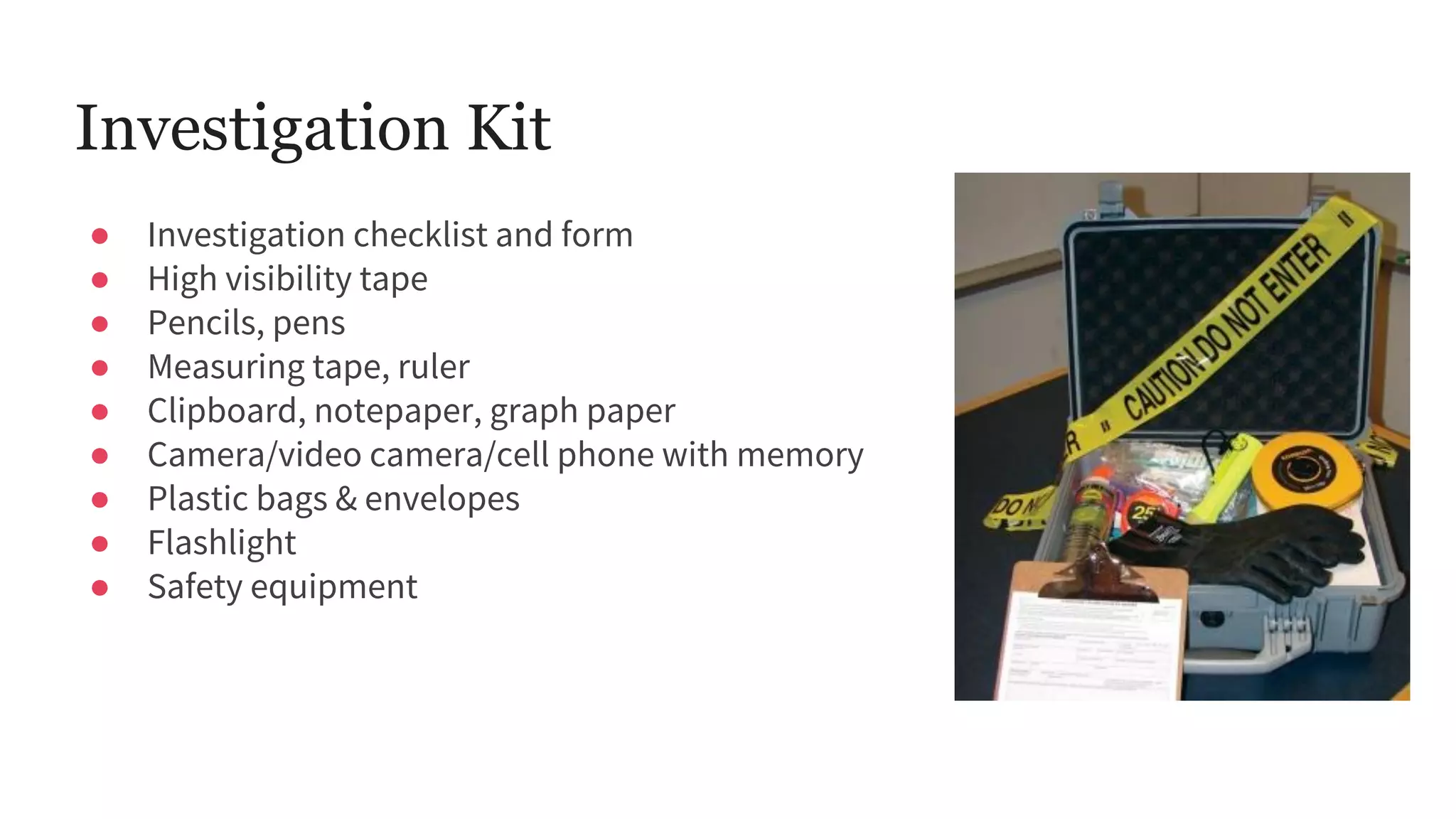 Incident investigation | PDF