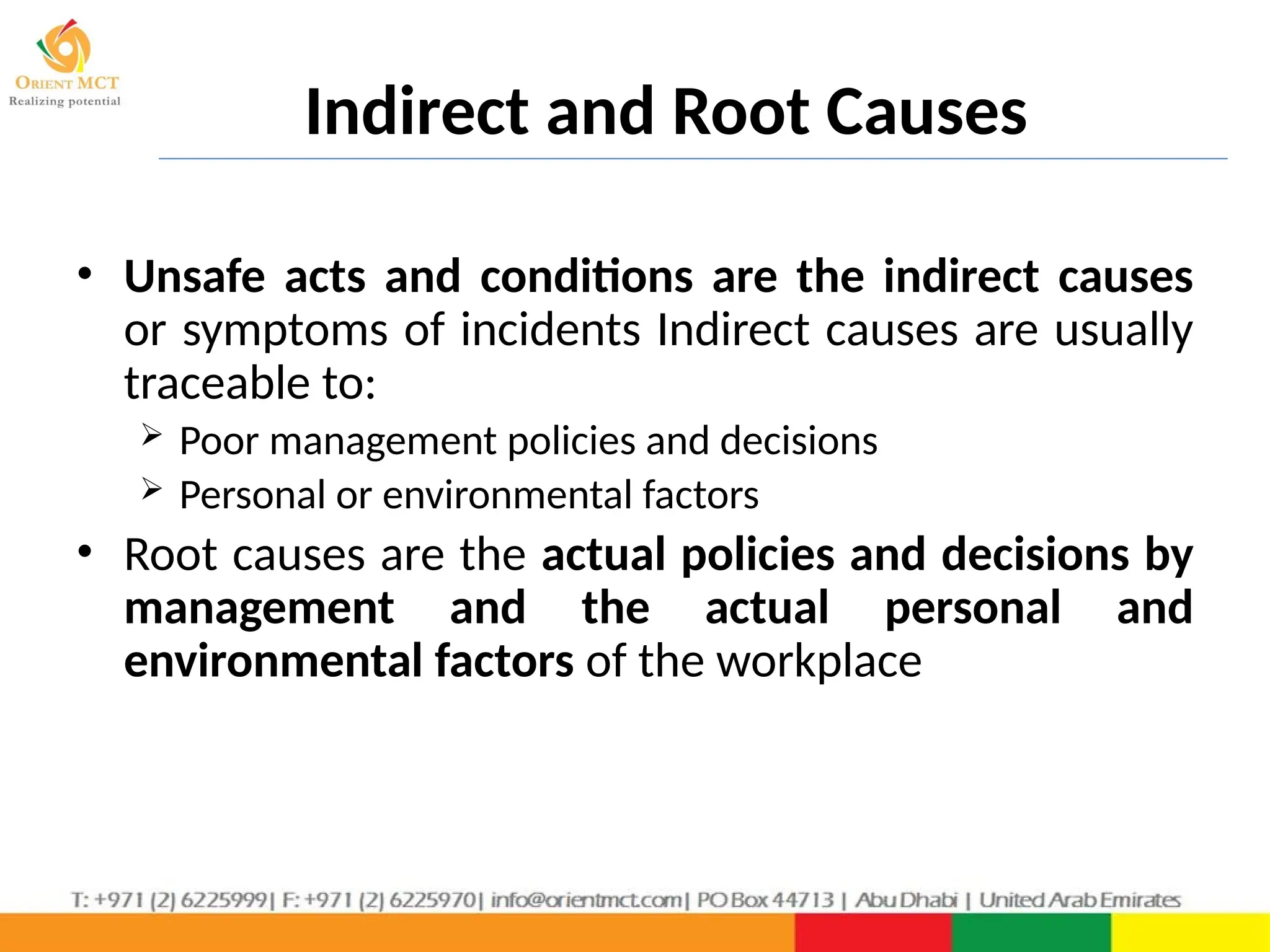 Incident investigation and reporting training | PPTX
