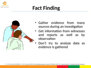 Incident investigation and reporting training | PPTX
