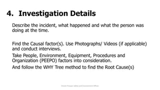 Record-keeping for an incident at Work | PPTX