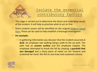 Incident Investigation Guidelines | PPTX