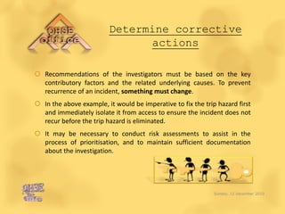 Incident Investigation Guidelines | PPTX