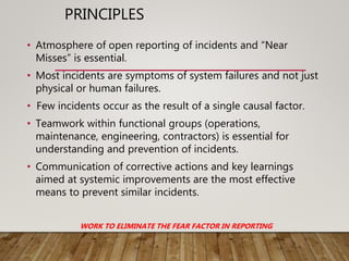 Incident Investigation “Working to Prevent Recurrence“ | PPTX