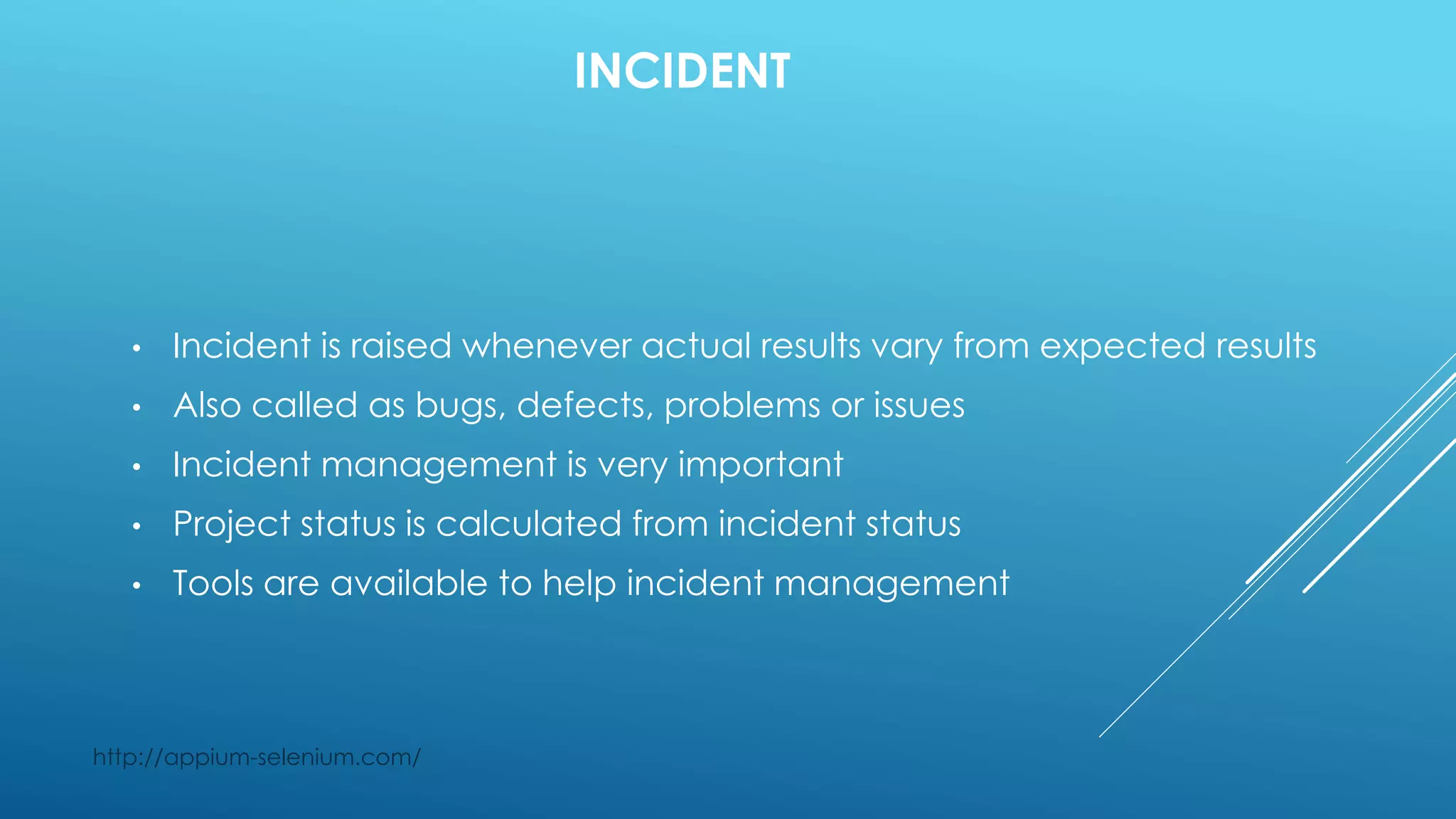 Incident management | PPTX