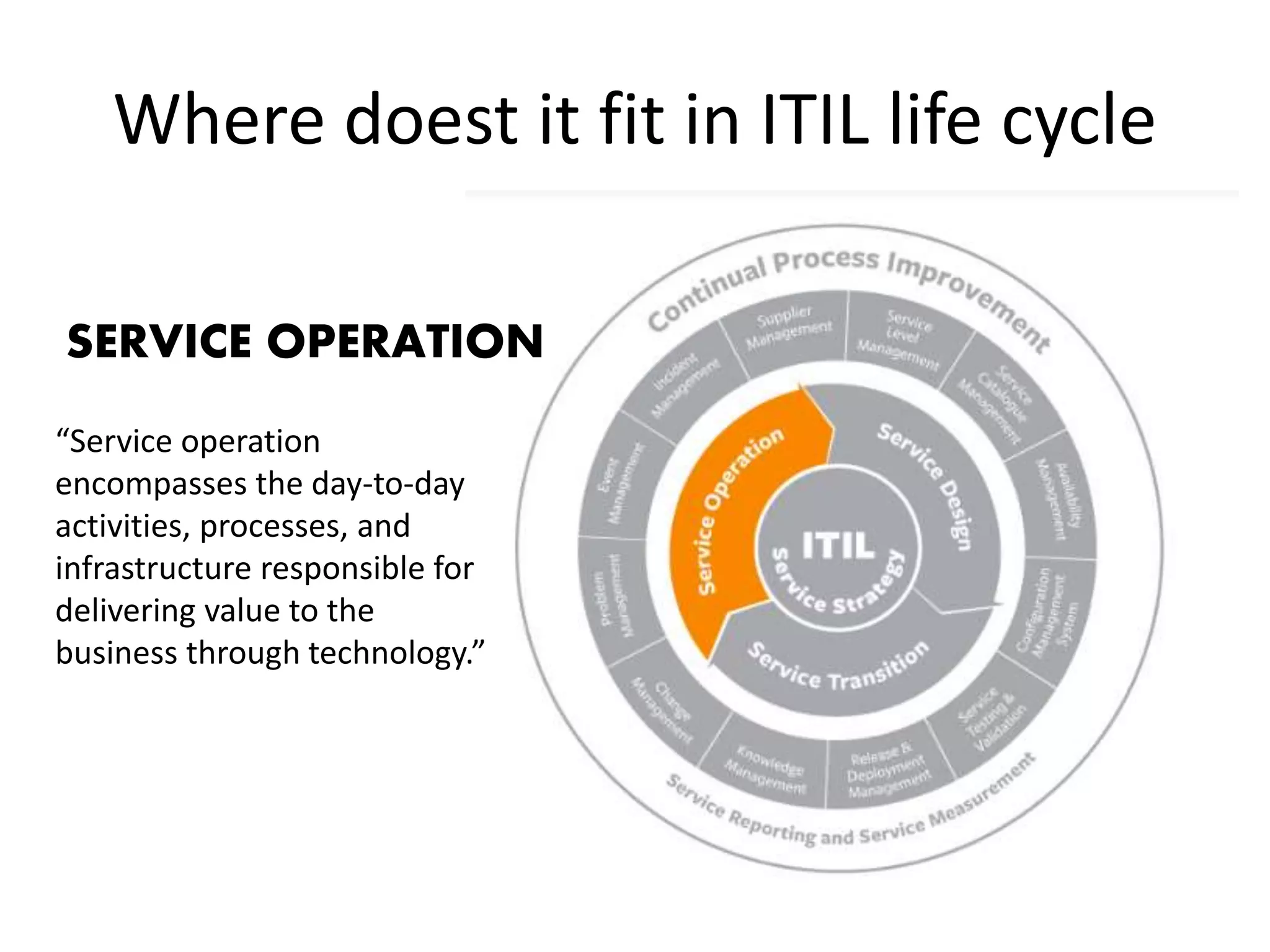 ITIL- Service operations- Incident management | PPTX