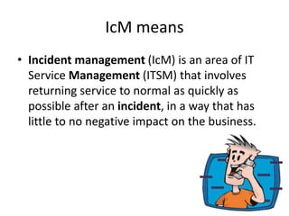 ITIL- Service operations- Incident management | PPTX