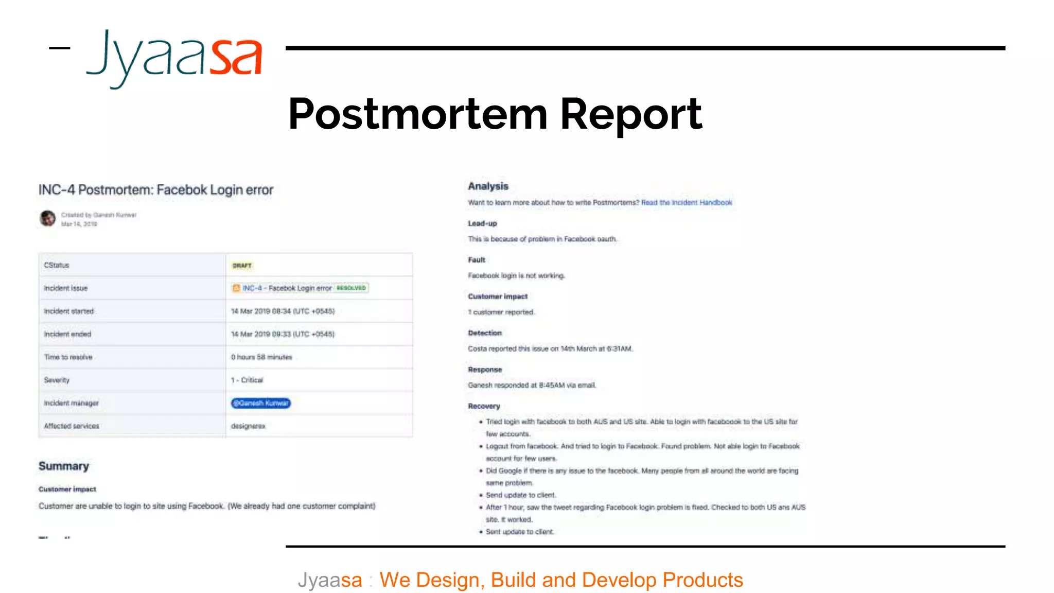 Incident management with jira | PPTX