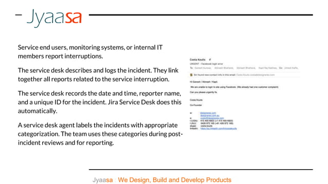 Incident management with jira | PPTX | Business | Business and Finance