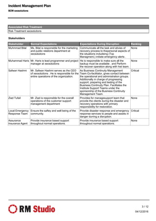 Incident managment plan | PDF | Computing | Technology & Computing