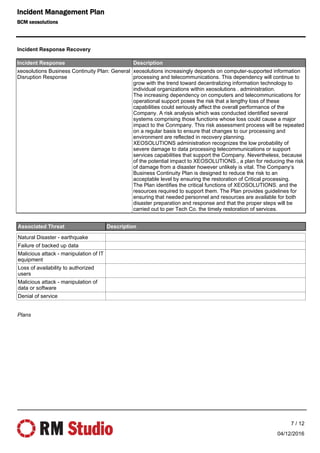 Incident managment plan | PDF | Computing | Technology & Computing