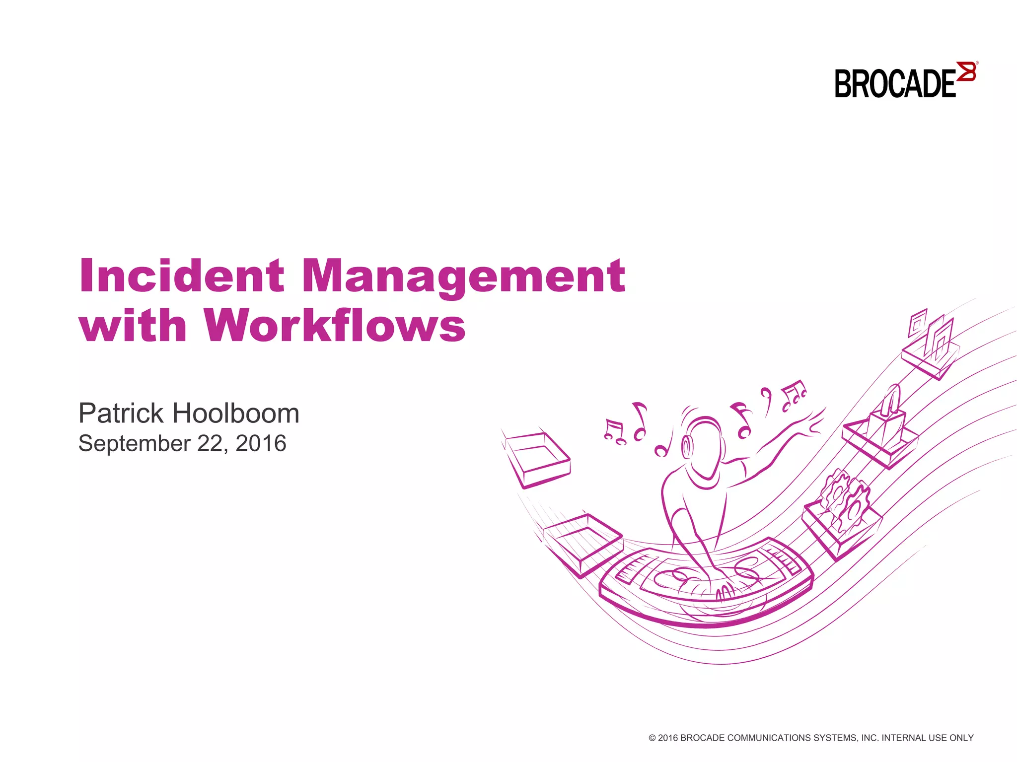 Incident Management with Workflows | PPT