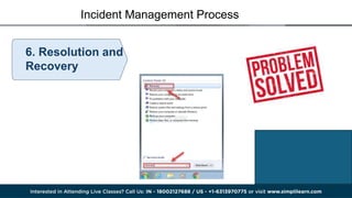 What Is Incident Management | Incident Management Process | ITIL V4 ...