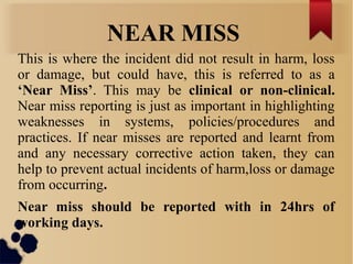 Incident reporting | ODP