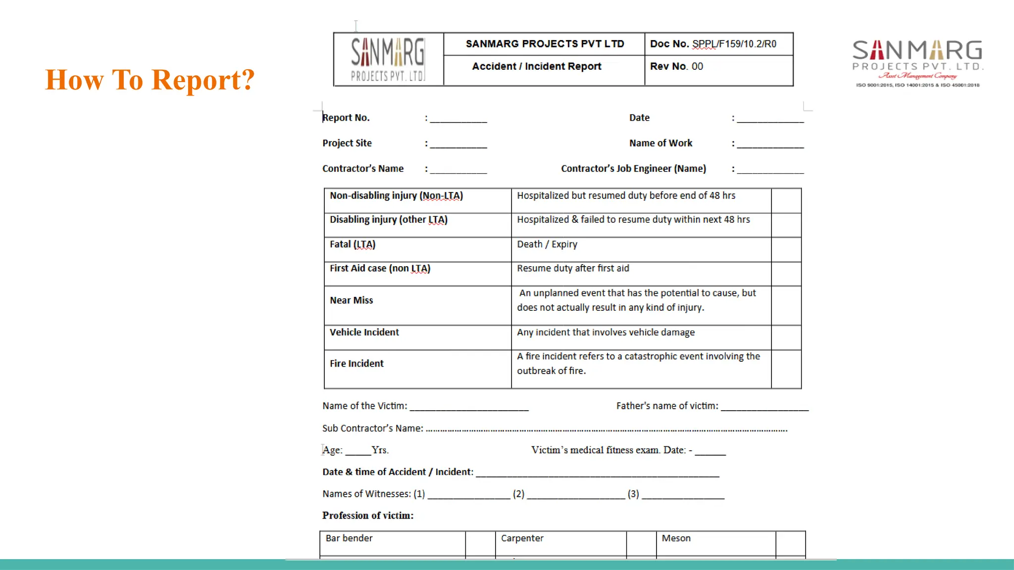INCIDENT REPORTING.pptx Safety Awareness Program | PPTX