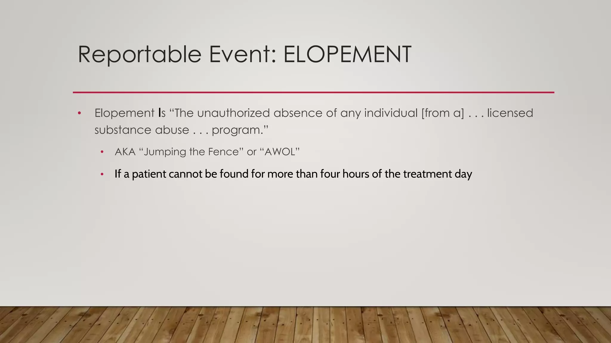 Incident report training | PPTX