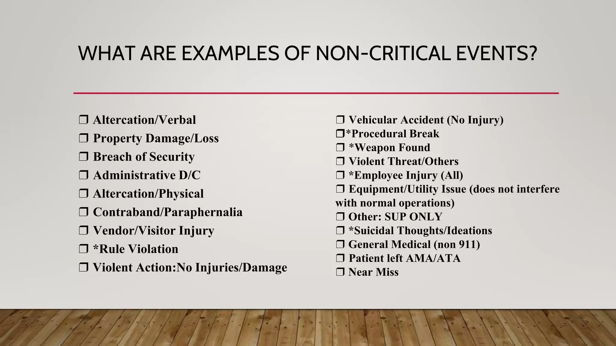 Incident Report Training | PPTX