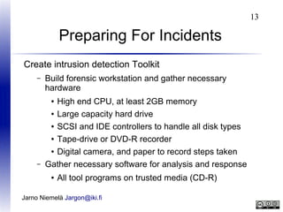 Incident response | ODP | Operating Systems | Computer Software and ...