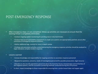 Incident Response | PPTX