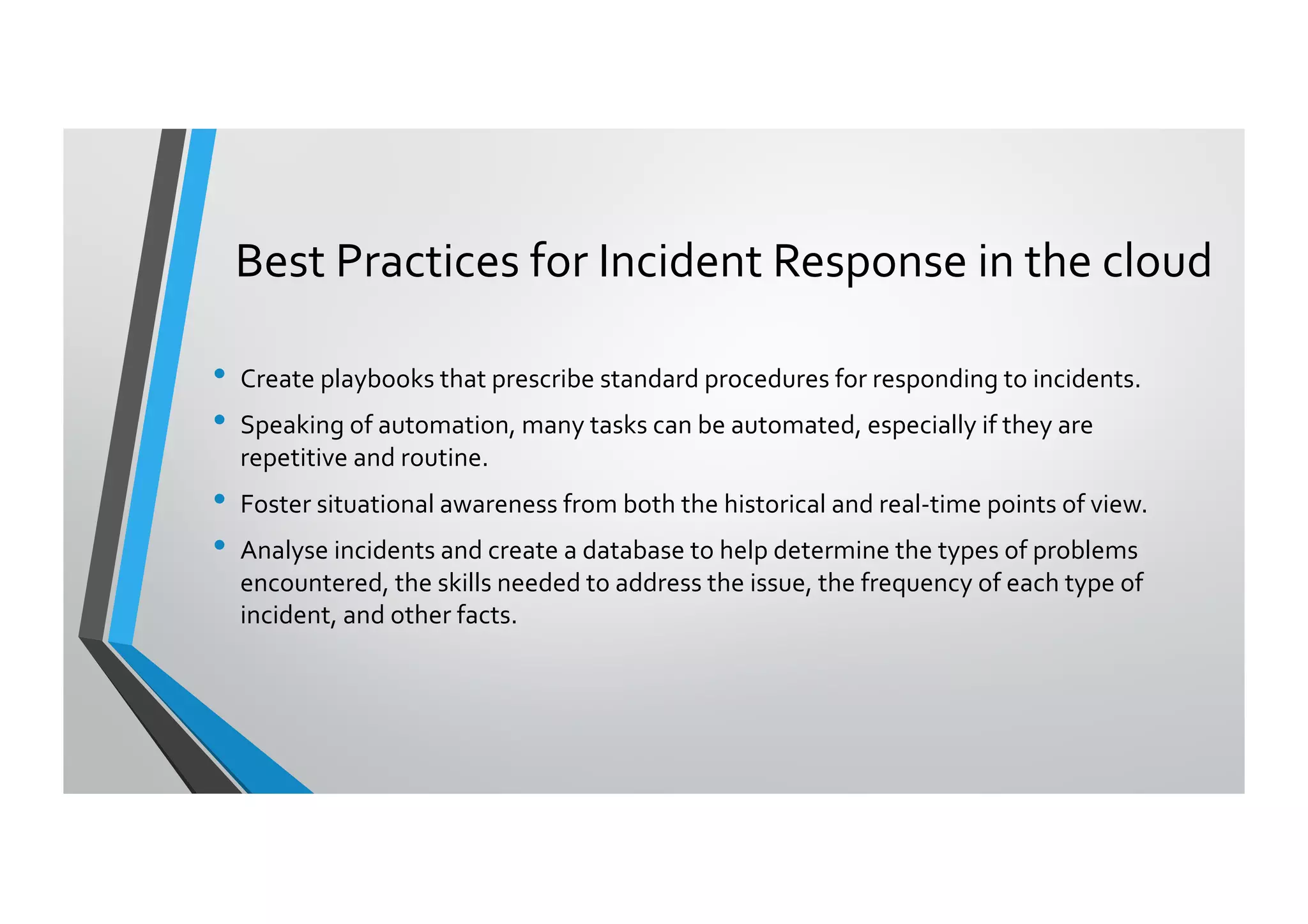 Incident response in Cloud | PDF