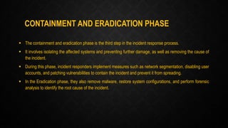 Incident response Process in information security .pptx | Information ...