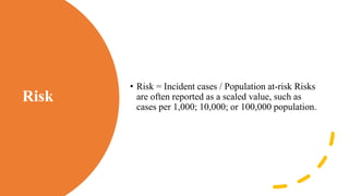 Incident vs.Prevalent cases and Measures of Occurrence | PPTX