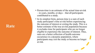 Incident vs.Prevalent cases and Measures of Occurrence | PPTX